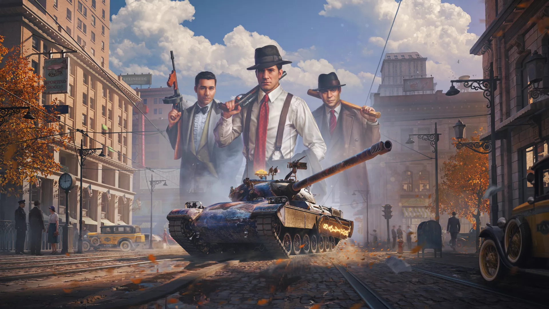 Jak by vypadaly tanky v Lost Heaven? Tvůrci World of Tanks se spojili s ...