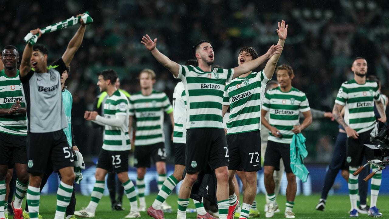 Champions: as datas e horas dos jogos do Sporting frente ao Arsenal