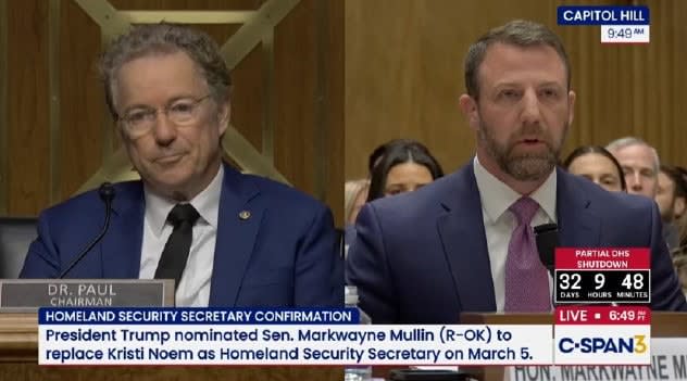 Tensions boil over as Kentucky Senator Rand Paul confronts DHS nominee ...