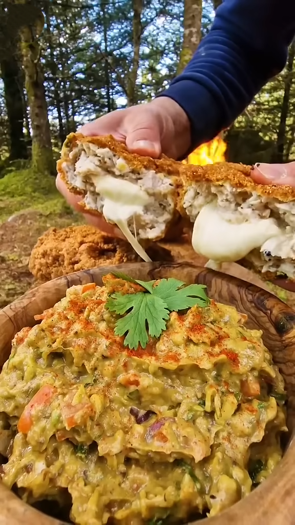 What happens when a giant nugget turns golden and crispy
