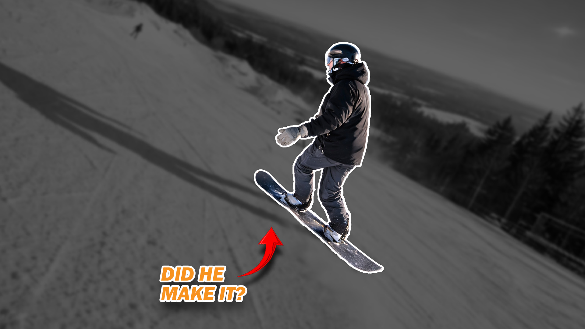Snowboard trick highlights in action