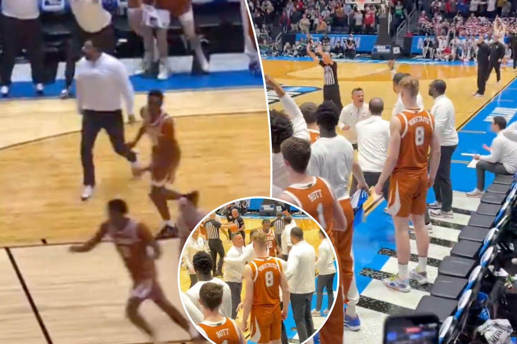 Sean Miller loses it on Texas assistant who runs on court early in last ...