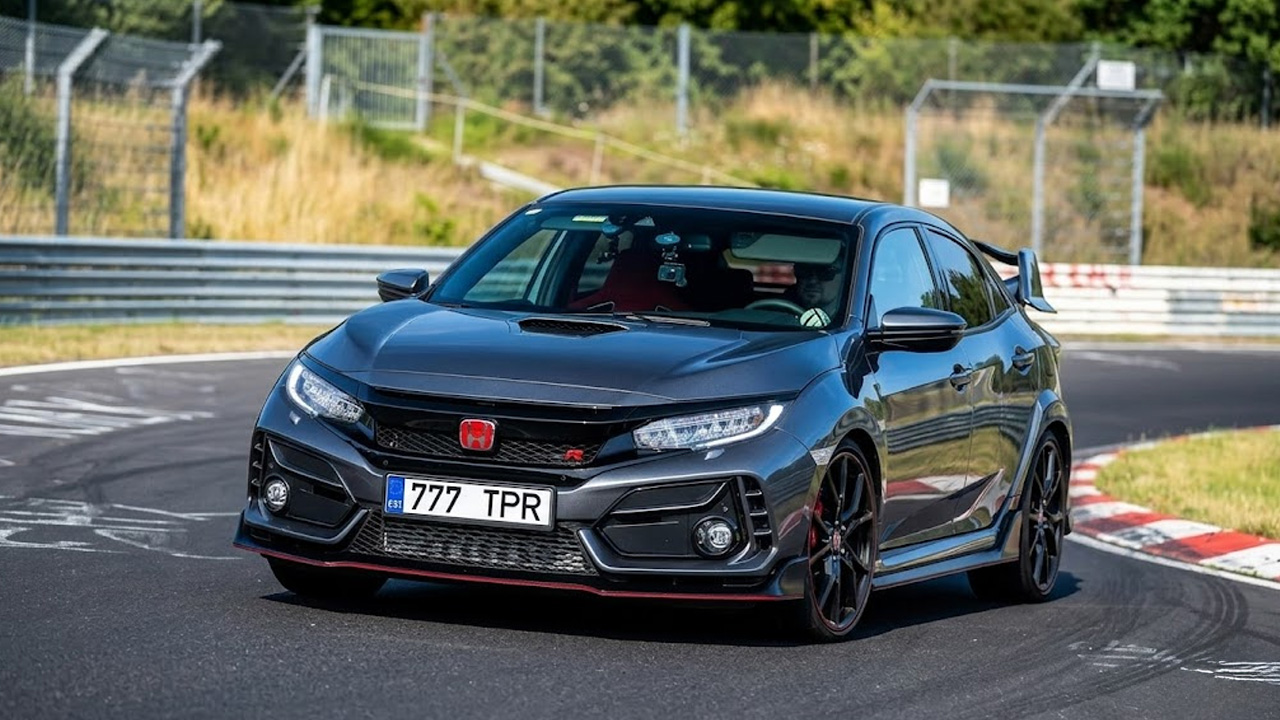Civic Type R performance on Nürburgring race track