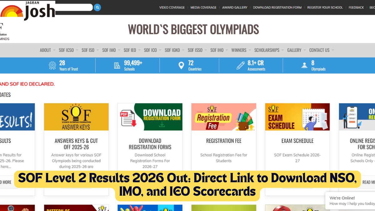SOF level 2 results 2026 out: Direct link to download NSO, IMO, and IEO ...