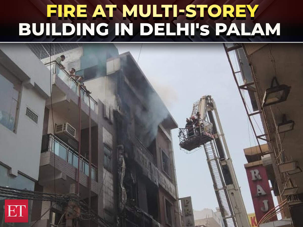 Massive fire grips residential building in Delhi’s Palam colony, leaves ...