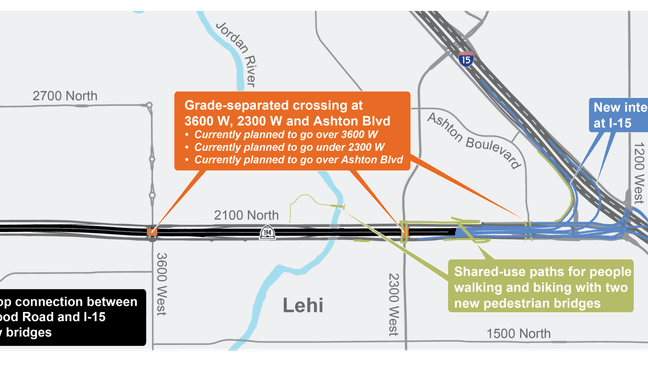 UDOT begins construction on $621M 2100 North freeway in Lehi