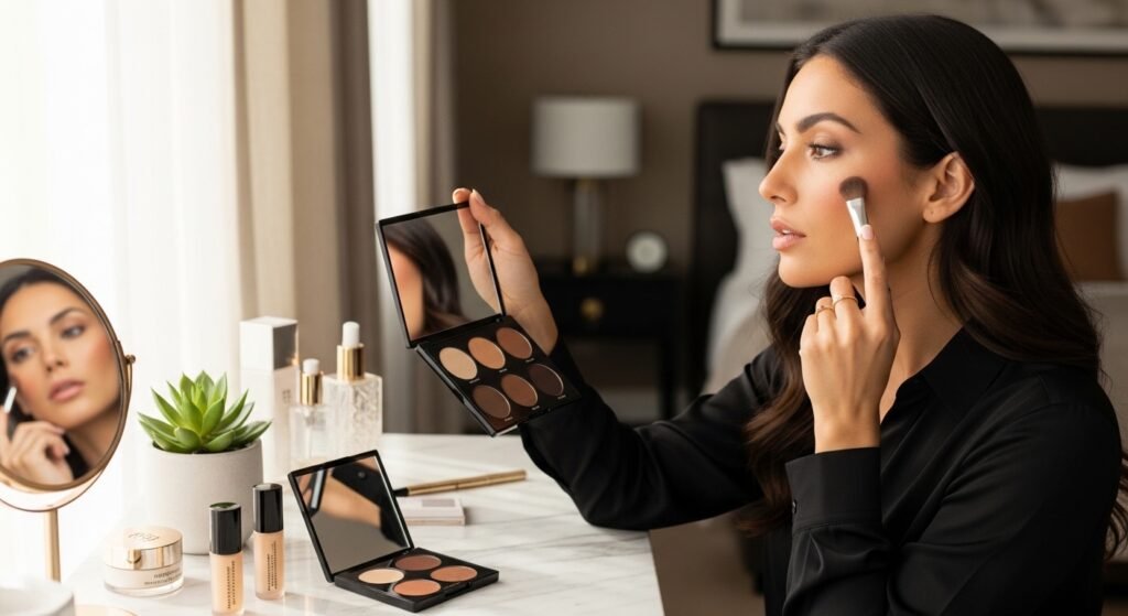 Quick contour glow: 13 easy steps for fast face definition & concealer ...