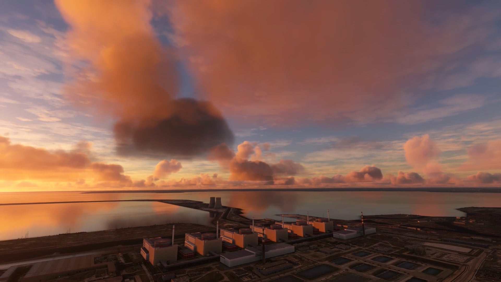 Drone views of the largest nuclear power plant in Europe: Zaporizhzhia ...