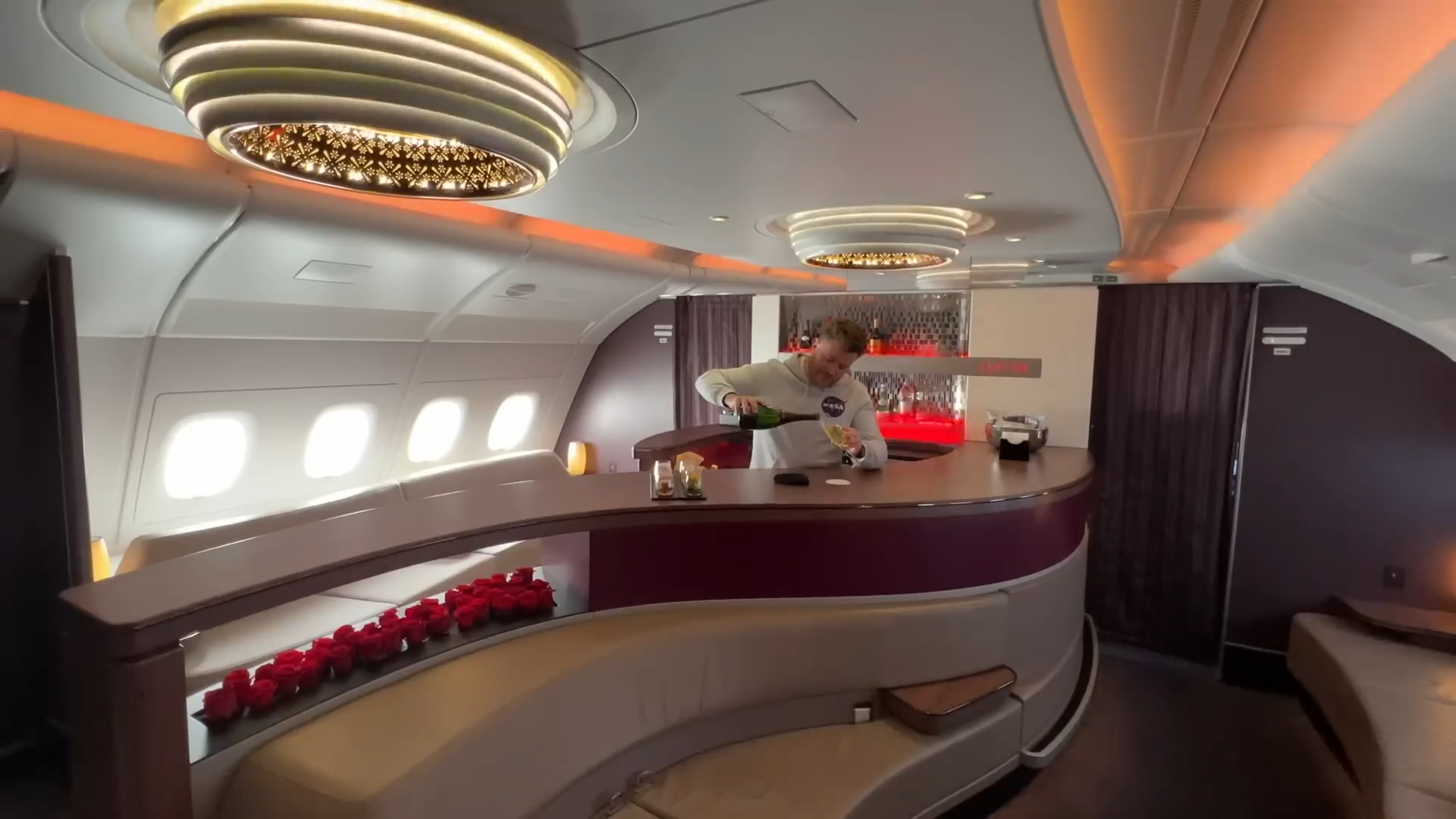 Passengers boarded Qatar’s A380 business class - then they saw this