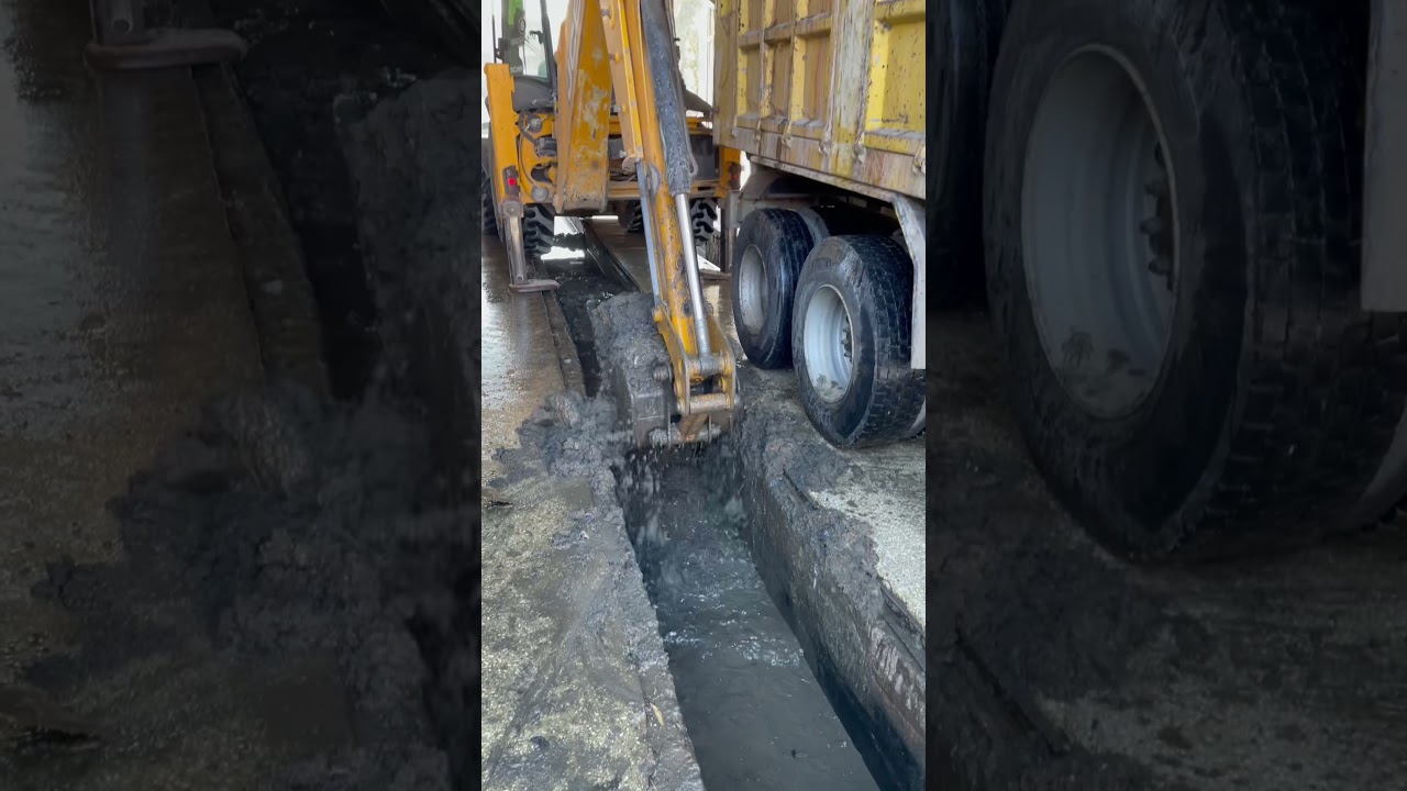 Our garage needs a deep clean after we wash all these dirty trucks!