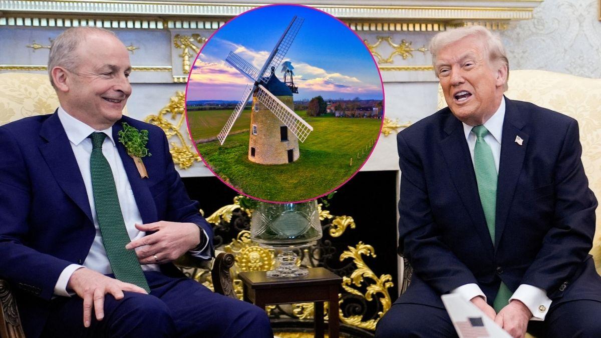 Donald Trump goes on wild rant about windmills as Irish prime minister ...
