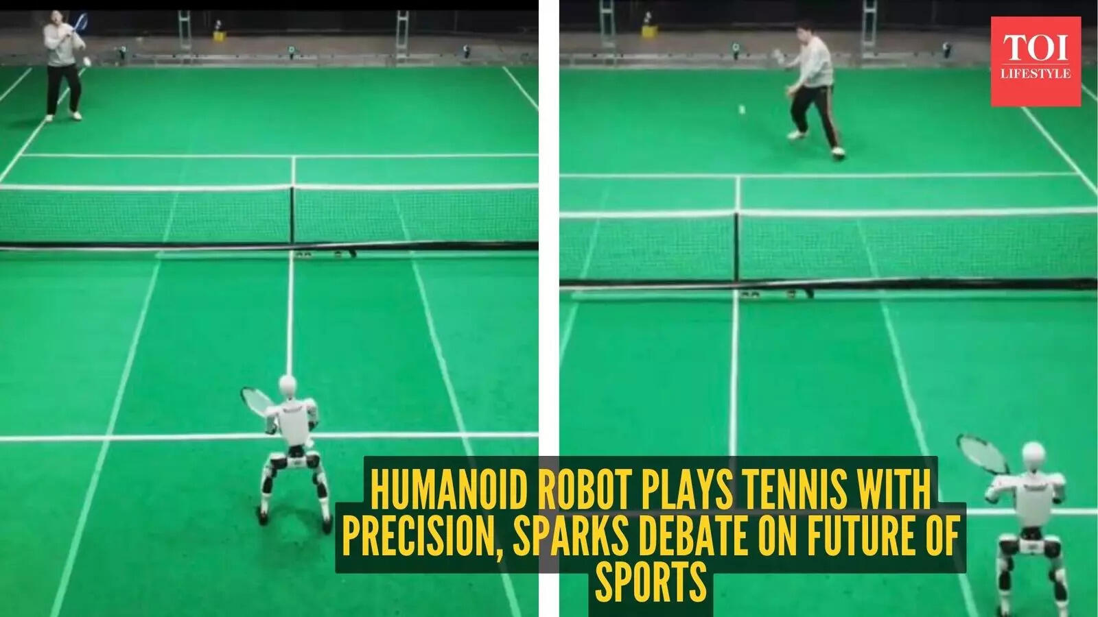 Watch: Humanoid robot plays tennis with precision, sparks debate on ...