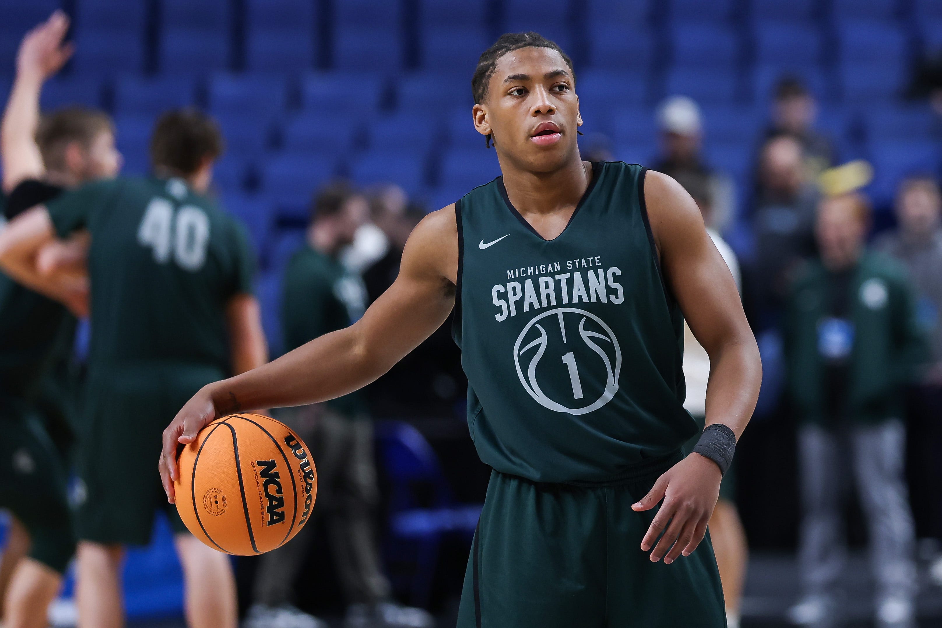Watch: Michigan State practices ahead of NCAA tournament opener