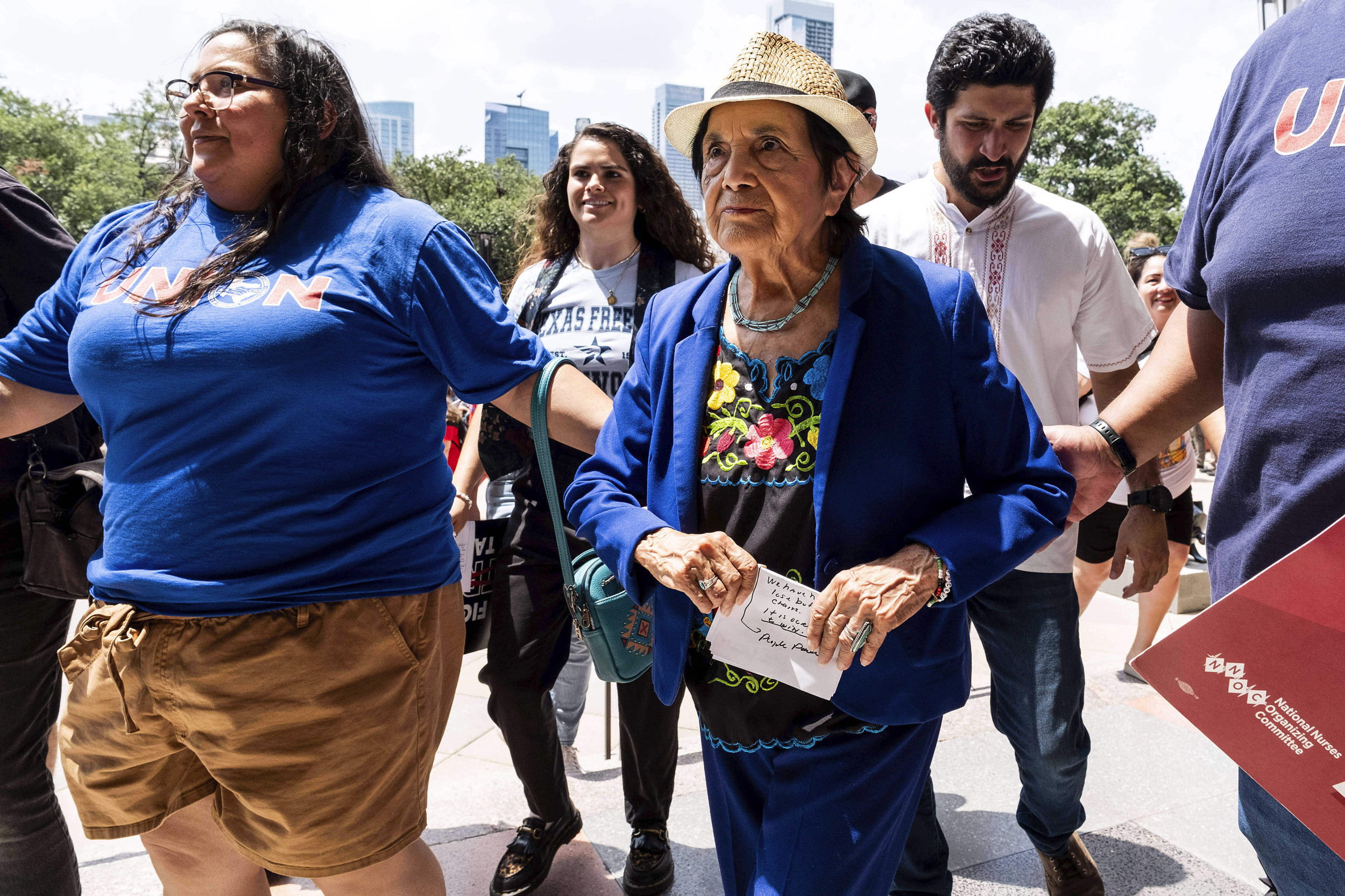 Dolores Huerta reacts to Cesar Chavez allegations