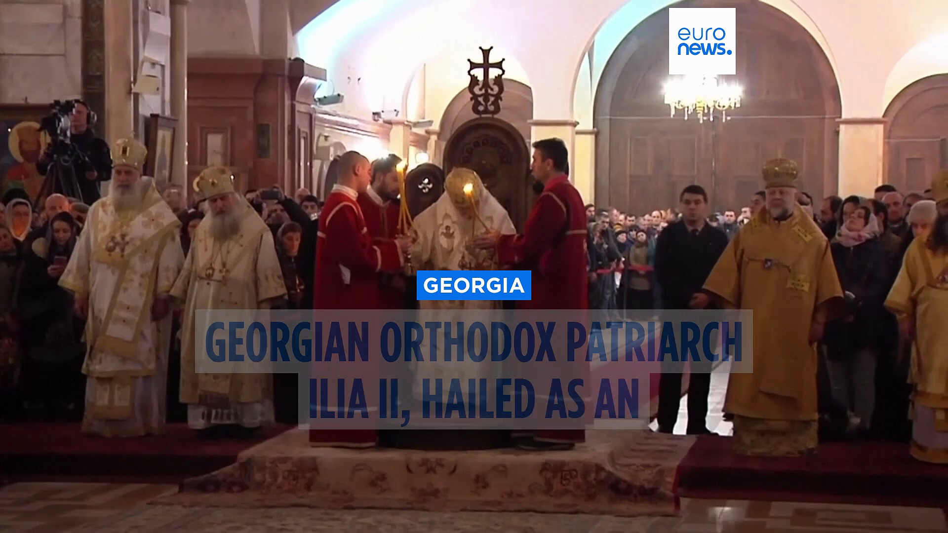 Georgian Orthodox Patriarch Ilia II, hailed as an 'epochal figure ...
