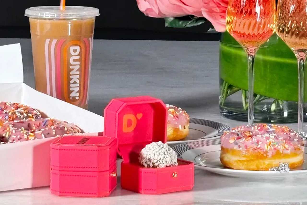 Love is brewing: Dunkin’ drops ‘I dough’ box to sweeten proposal season