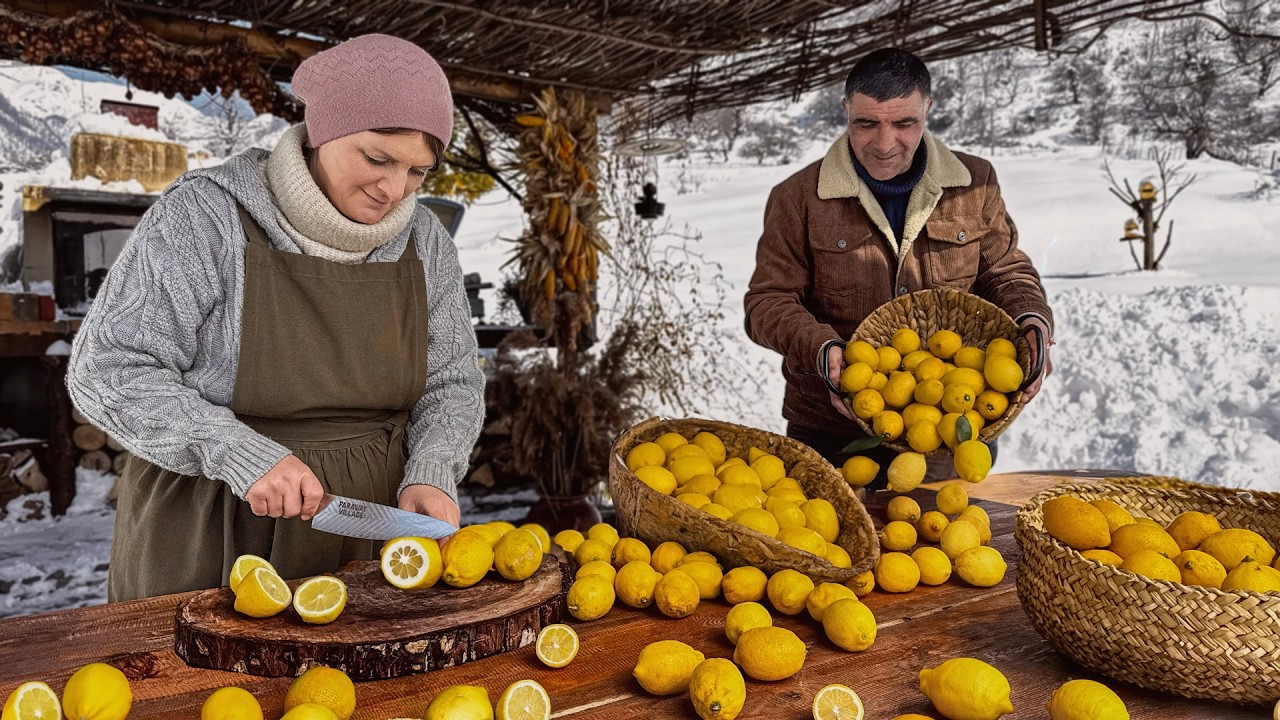 Old country recipe for beef stuffed lemons - slow cooked and tender