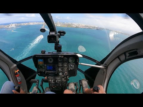 Flying a MD500 helicopter in Puerto Rico!