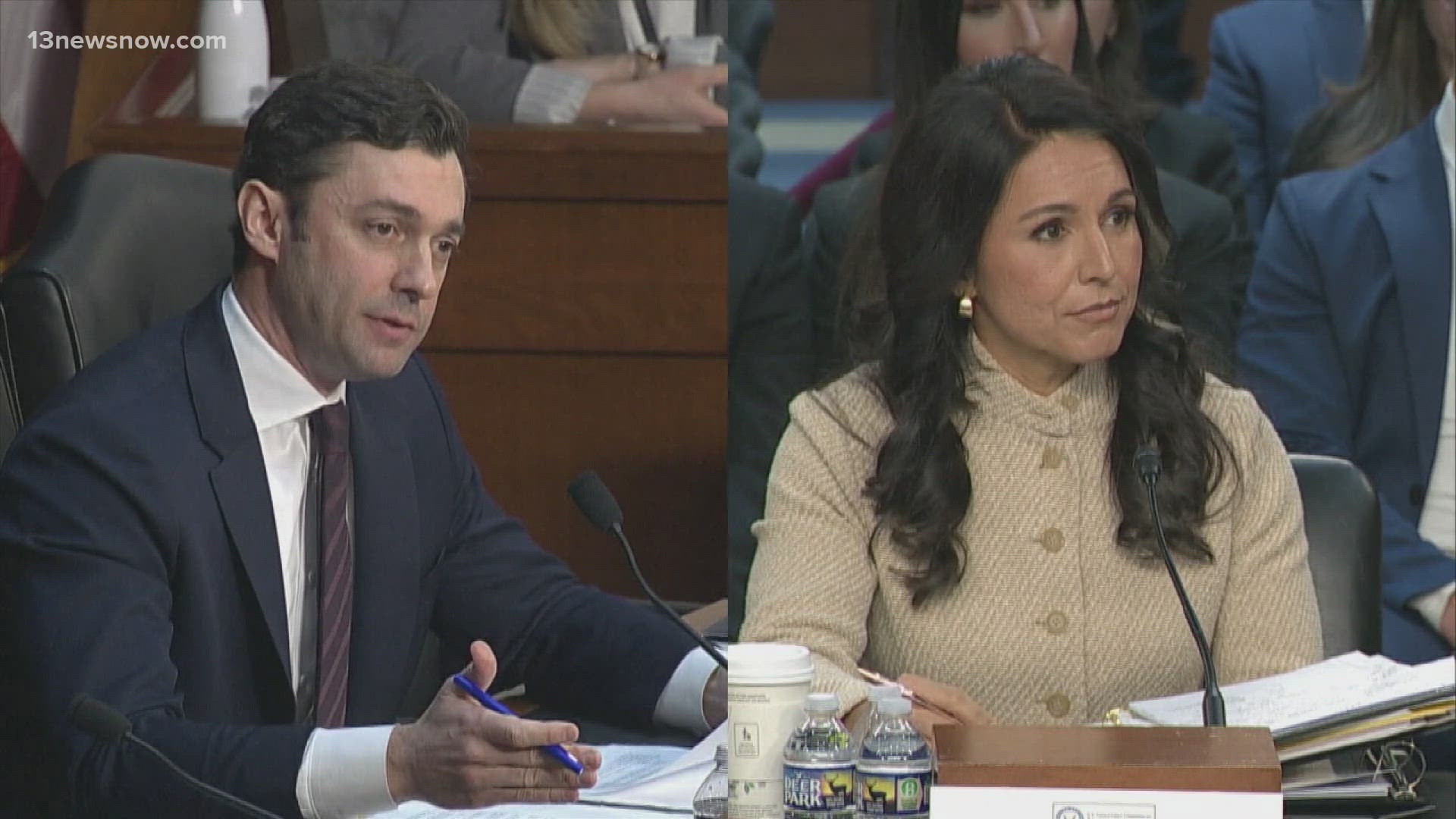 US director of national intelligence Tulsi Gabbard answers questions on ...