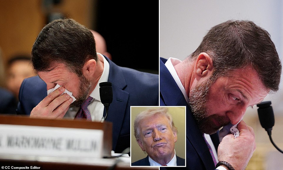 Trump's DHS pick tears up during confirmation hearing