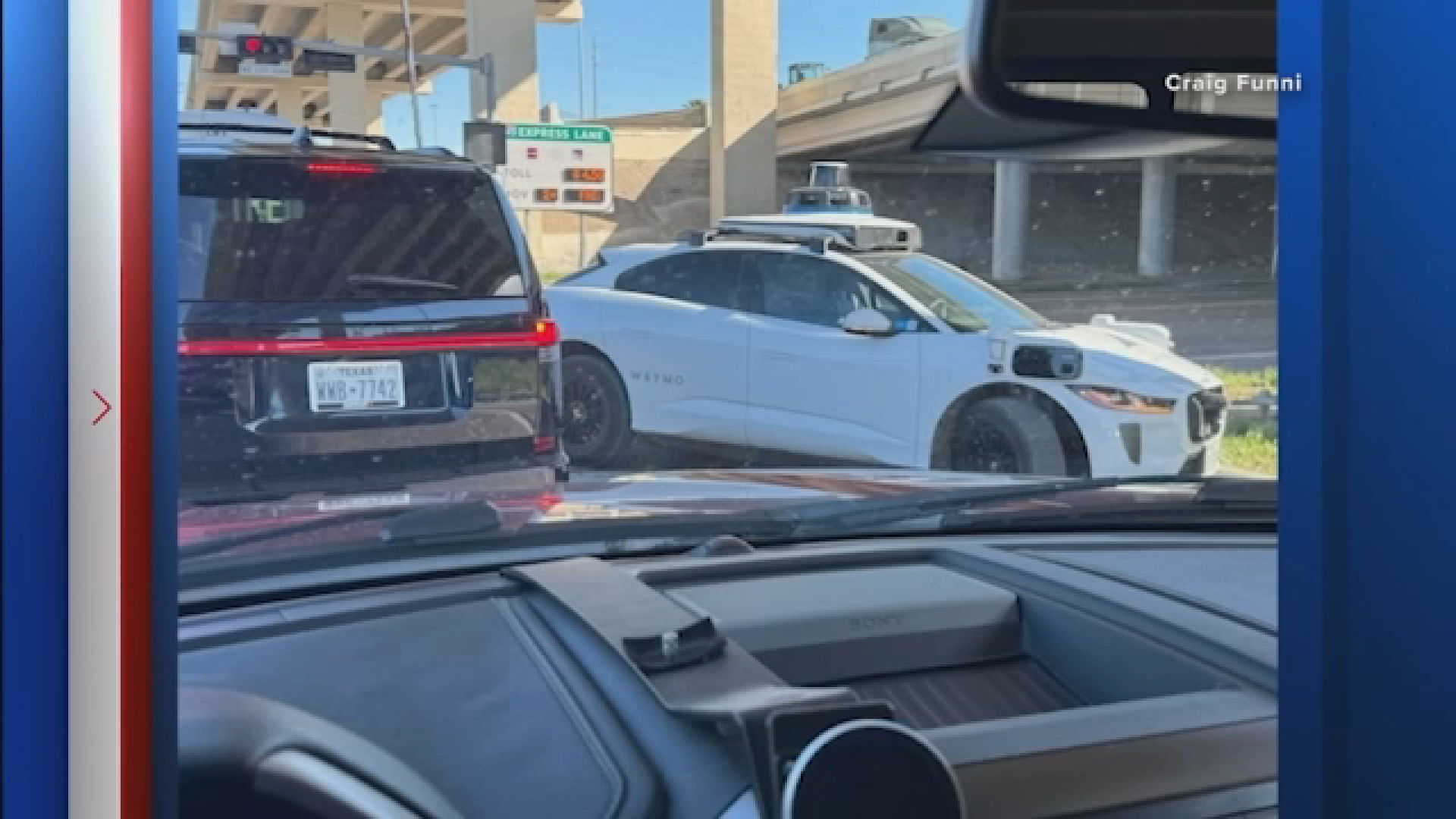 Only on 13: Video shows a Waymo vehicle trying to drive the wrong way ...