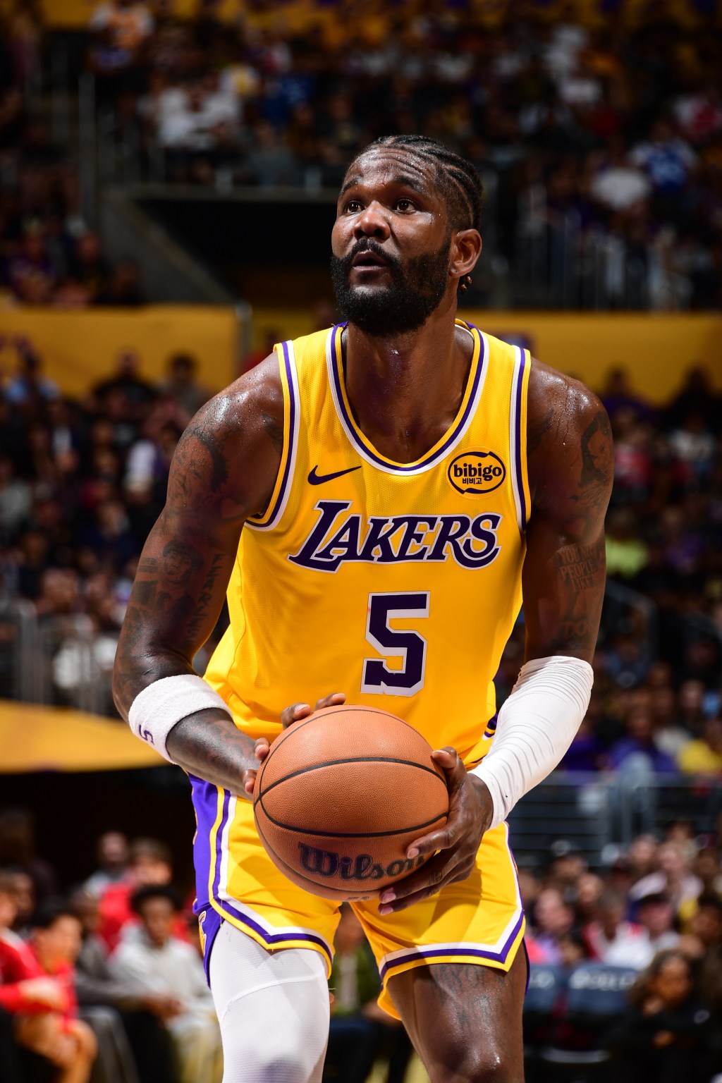 How Lakers’ rotation is shaping up one month until NBA playoffs