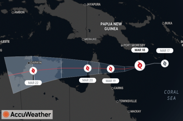 Tropical cyclone Narelle will rapidly intensify, hit Australia 3 times