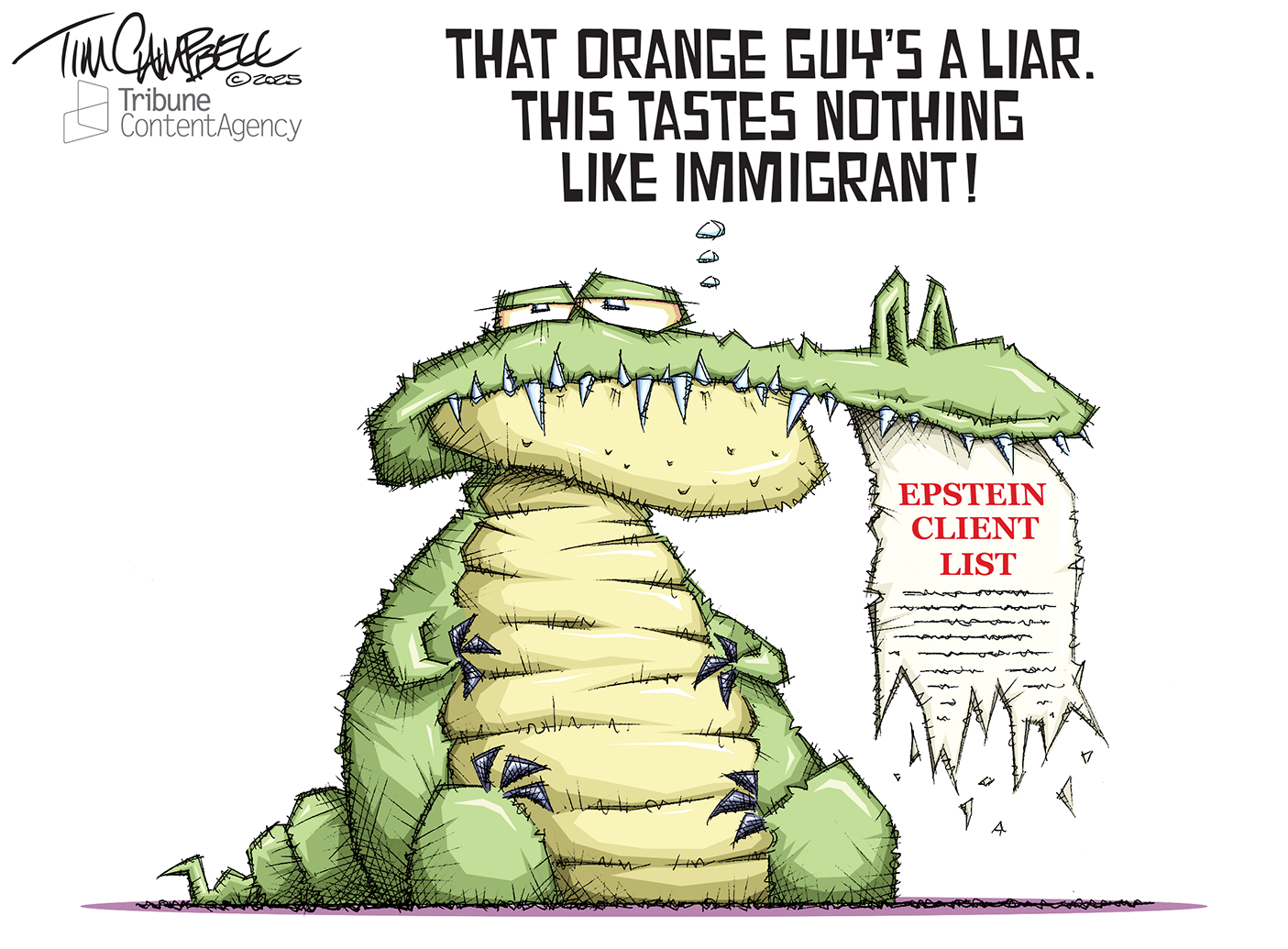 Opinion: The latest political cartoons from Tim Campbell