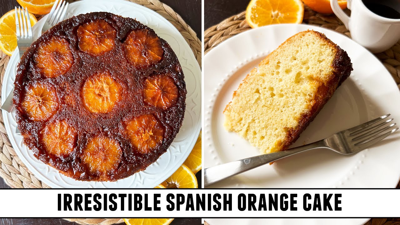 Spanish orange cake from Valencia easy and delicious recipe