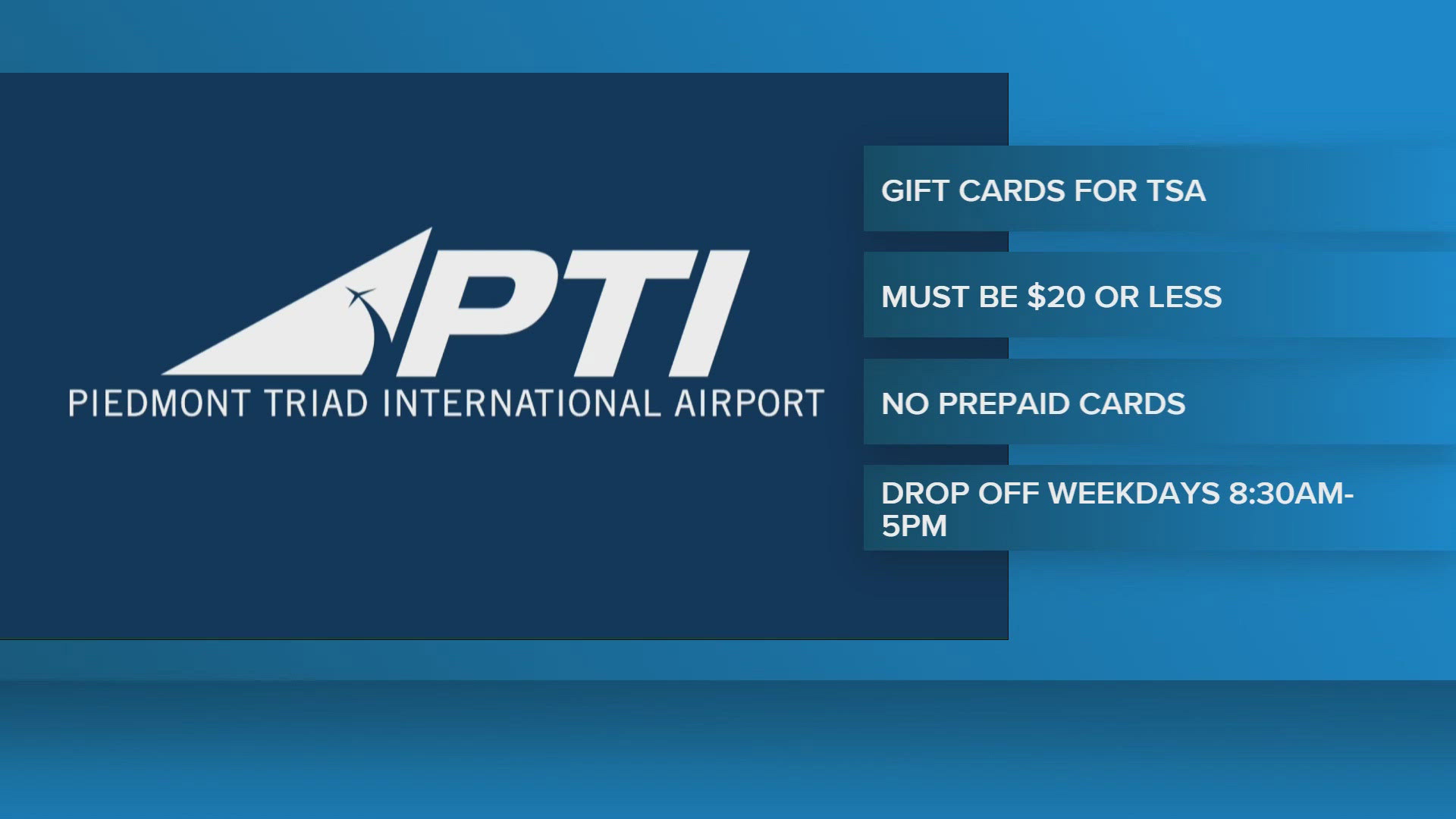 PTI Airport collecting gift cards for TSA workers amid partial ...