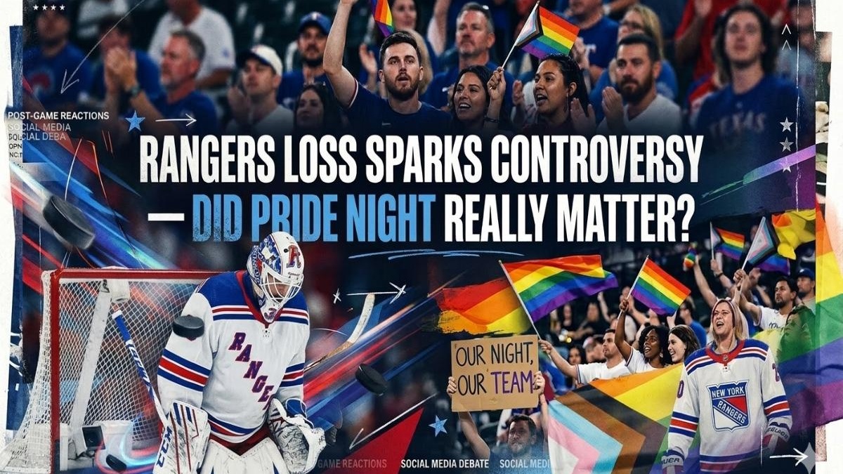 Rangers loss sparks controversy: did Pride Night really matter?