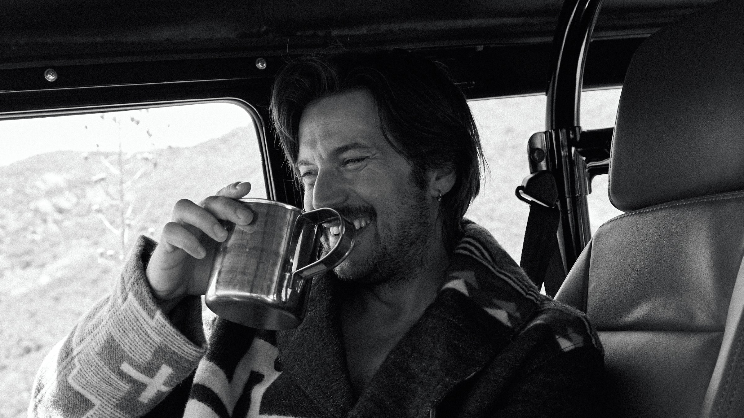 Why Lucas Bravo spent a week living in the infamous 'Into the Wild' bus