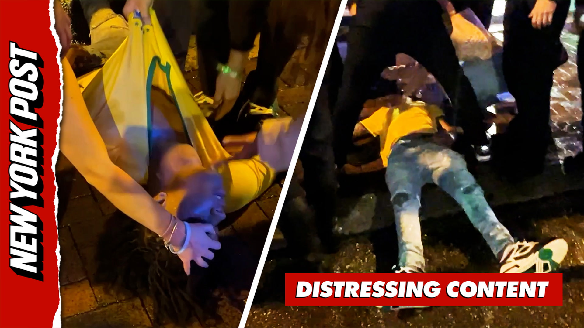 Wild video shows spring breakers knocked out cold in brawl outside of ...