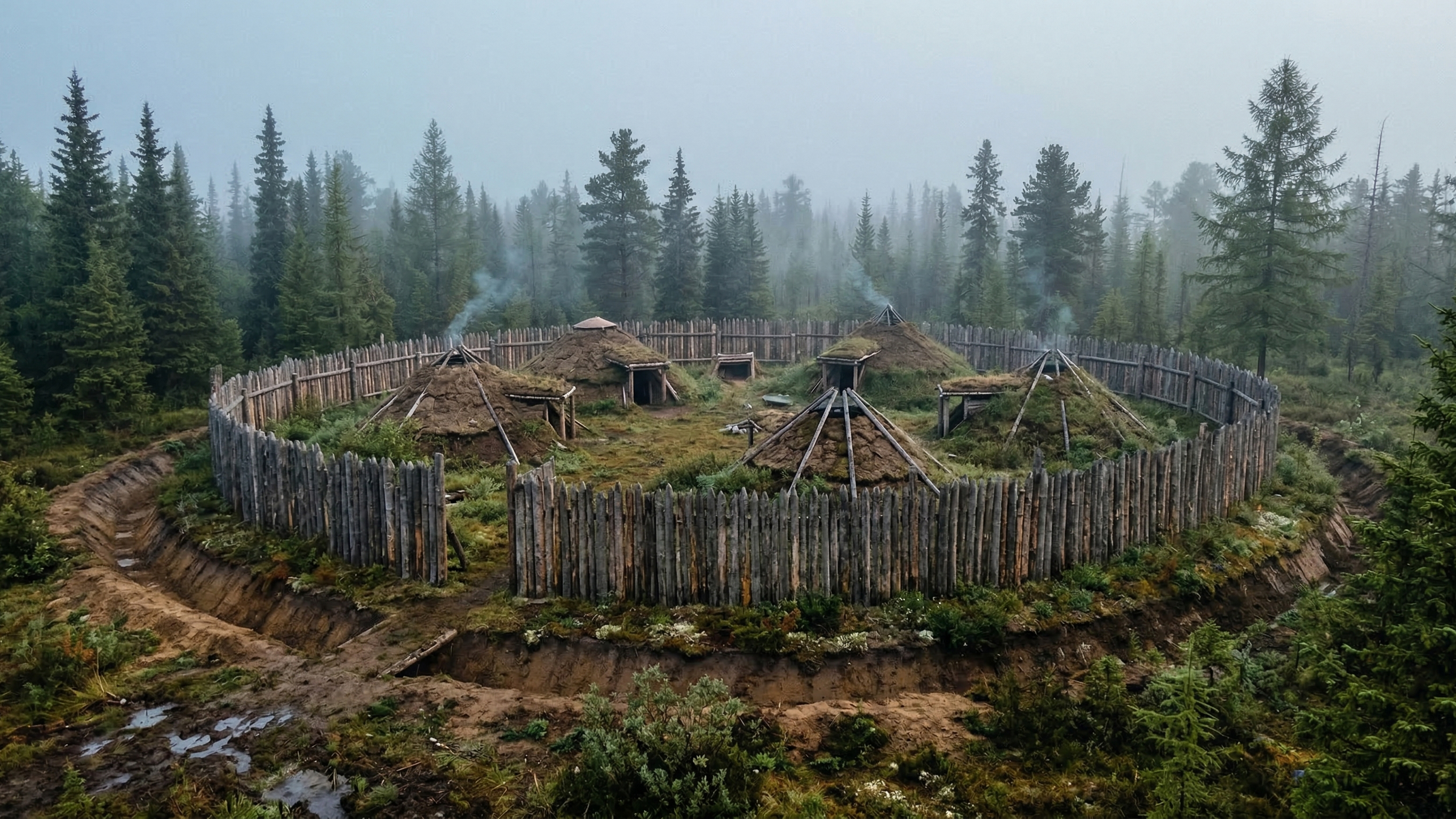 8,000-year-old fortress in Siberia rewrites hunter-gatherer history