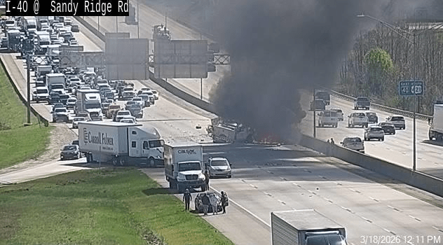 Kernersville man dies after fiery wrong-way crash on I-40 involving ...