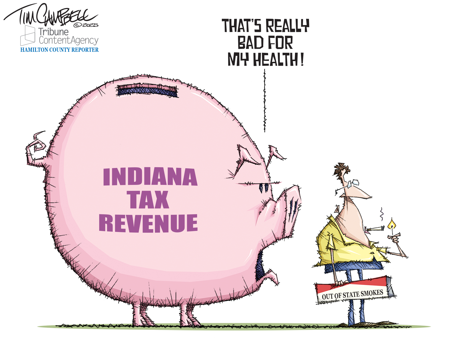 Opinion: The latest political cartoons from Tim Campbell