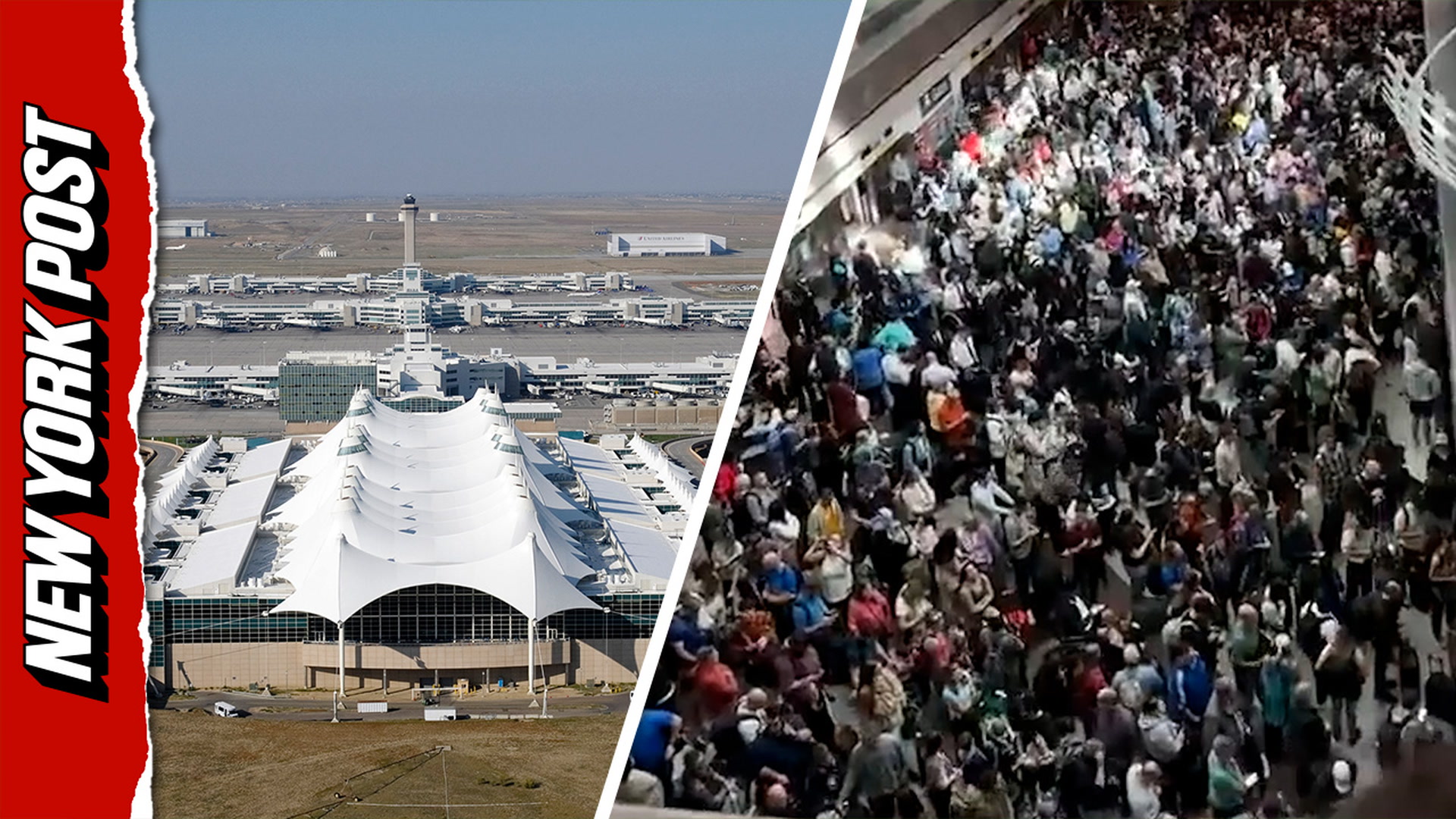 Power outage paralyzes Denver Airport as crowds flood concourses