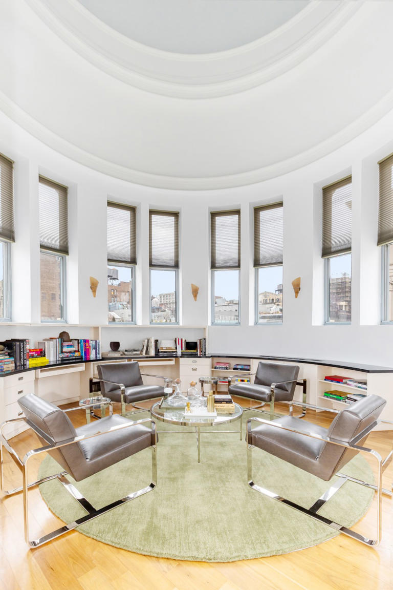 A rare penthouse with one of NYC’s few golden domes has hit the market ...