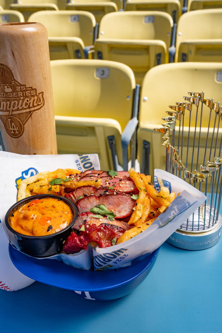 Dodgers’ opening day food items include bone marrow tacos, char siu ...