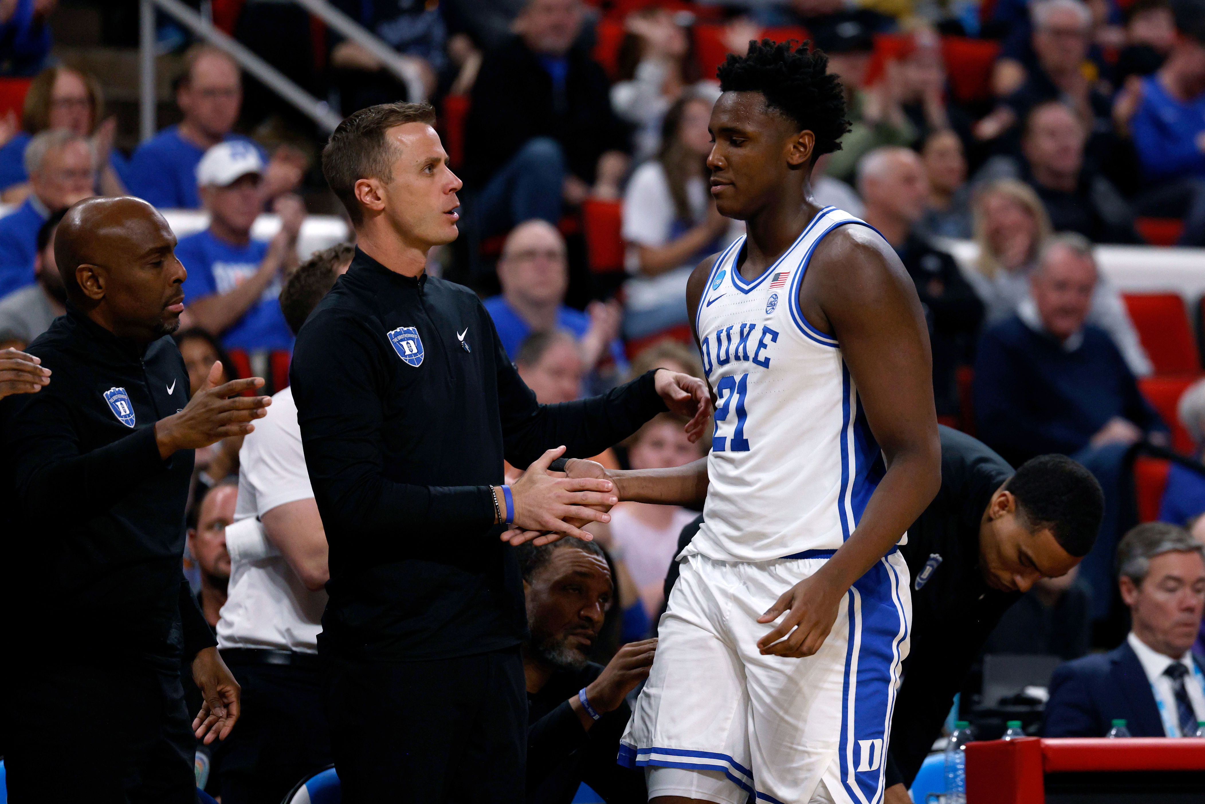 Duke expected to be down two starters in first round of NCAA tournament