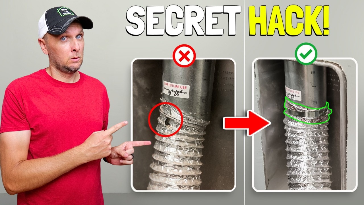How to replace your dryer vent hose the easy way!