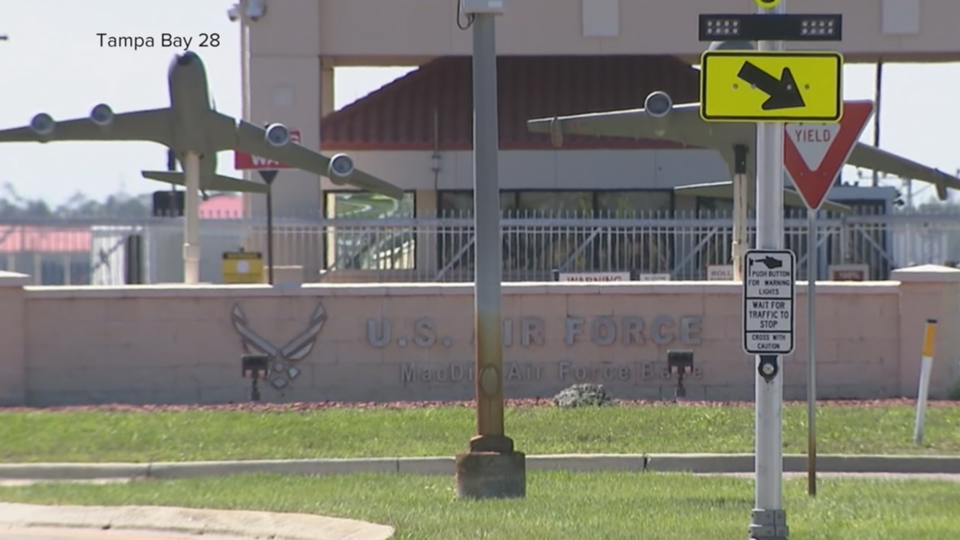FBI analyze apparent IED left outside MacDill Air Force Base visitor ...
