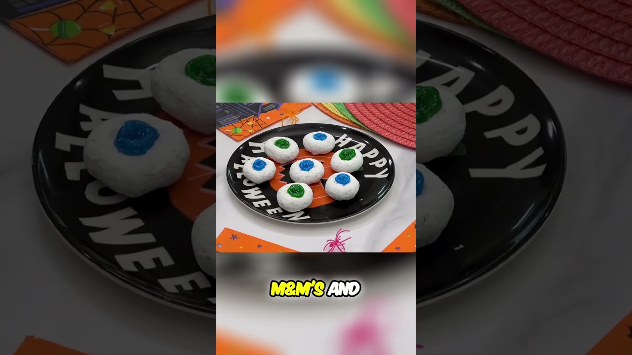 Creepy eyeball treats! Easy lunch idea for Jackson #shorts