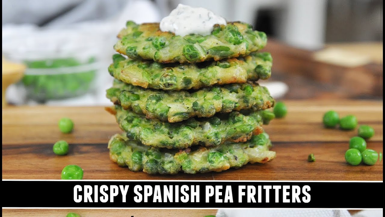 Crispy Spanish pea fritters | Easy Mediterranean snack recipe
