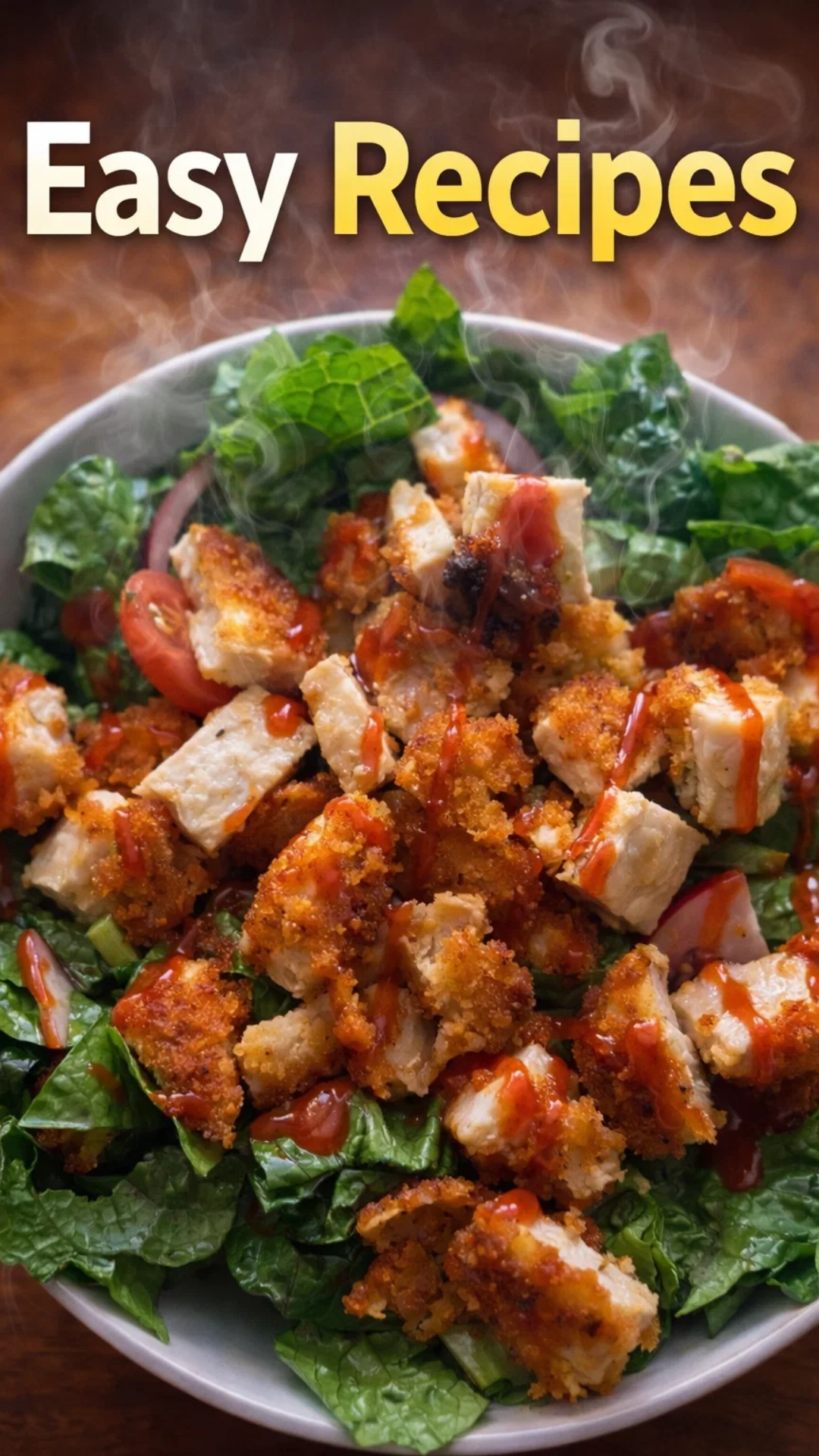 Easy healthy recipes: pancakes, chicken salad, salmon and simple meals