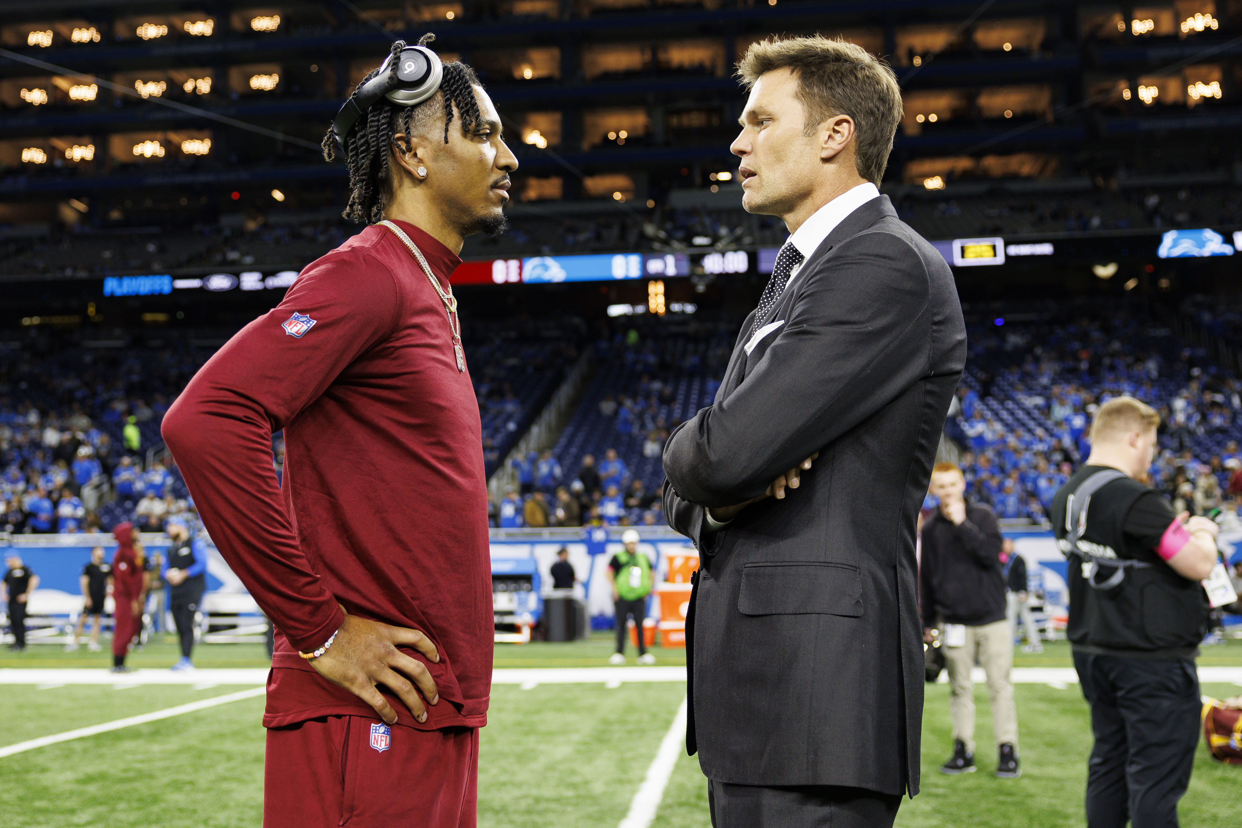 Tom Brady admits texting trash talk to Joe Burrow, Jayden Daniels