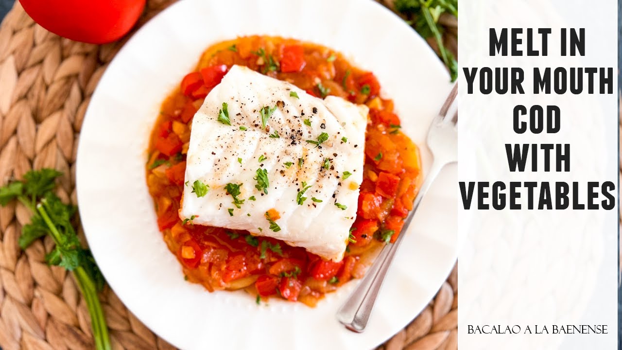 Spanish cod with vegetables bacalao a la baenense authentic recipe