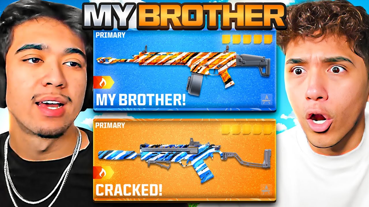 I challenge my brother to build the best loadout 🎮