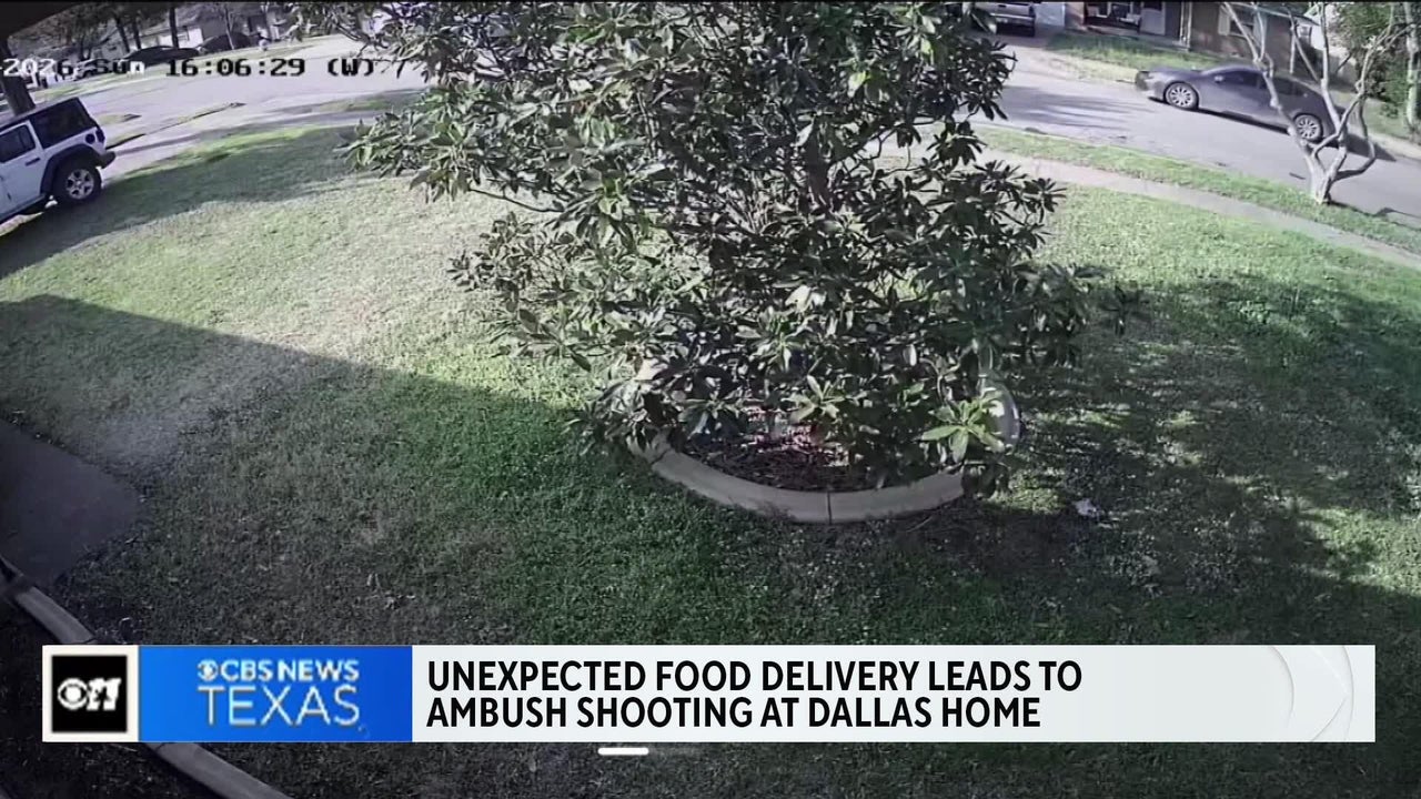 Dallas man shot after answering door to unexpected food delivery ambush