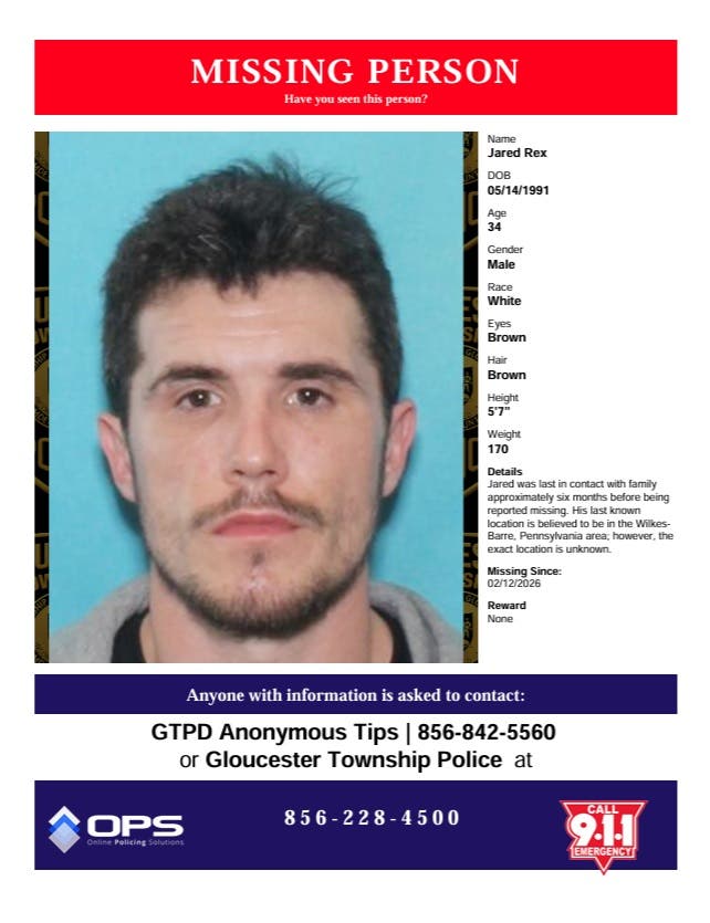 Man reported missing in South Jersey: See details